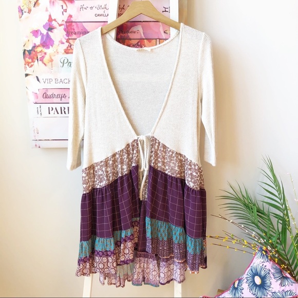 Hummingbird | Tops | Nwt Hummingbird Cottagecore Lagenlook Peasant ...